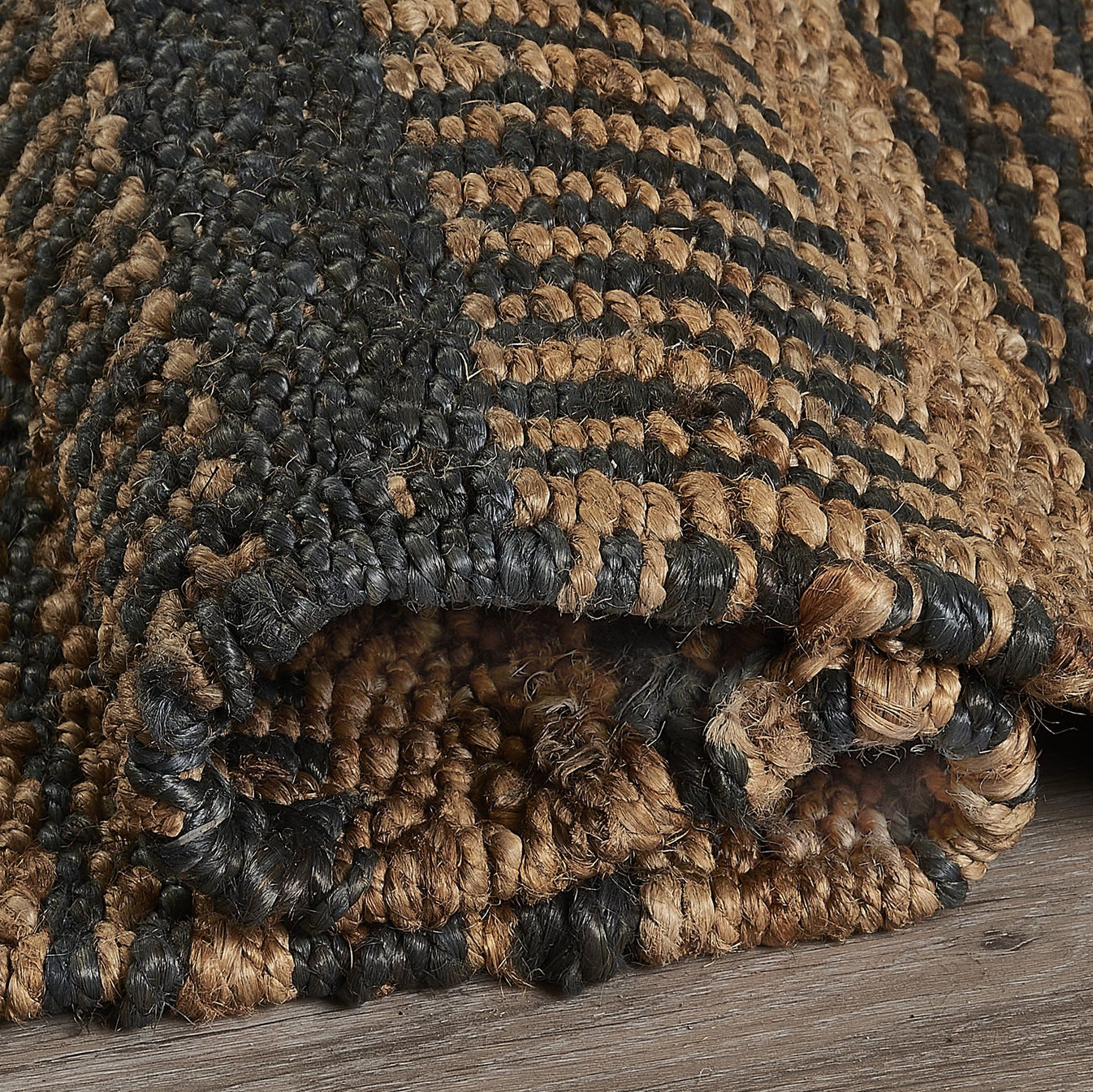 Glacier - Charcoal - Jute Gray Rug | Fab Habitat Eco-friendly Home Decor